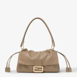 Fendi Baguette® Soft Medium Dove Nappa Leather Bag